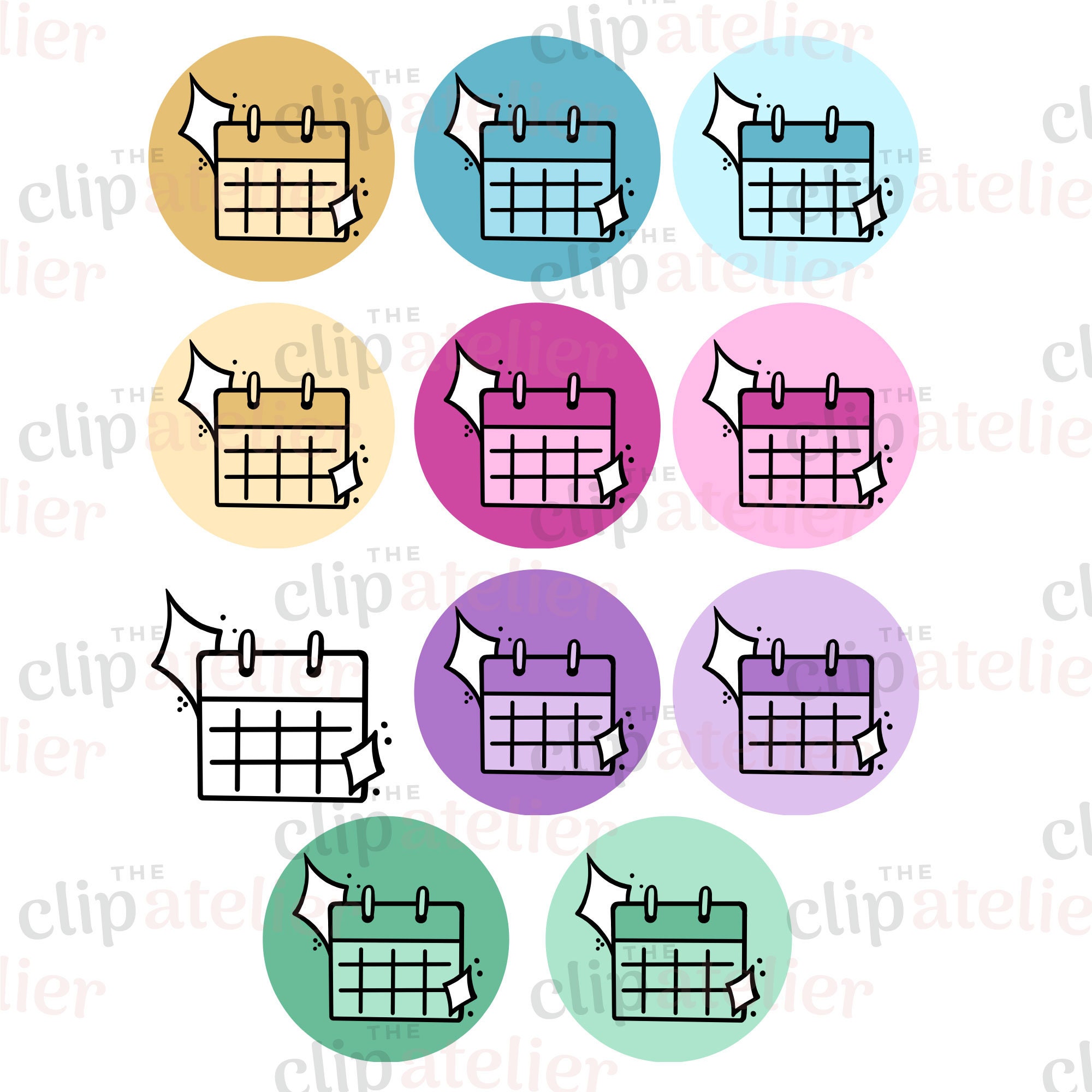 Calendar Planner Icons Appointment PNG Download Important Date, Meeting ...