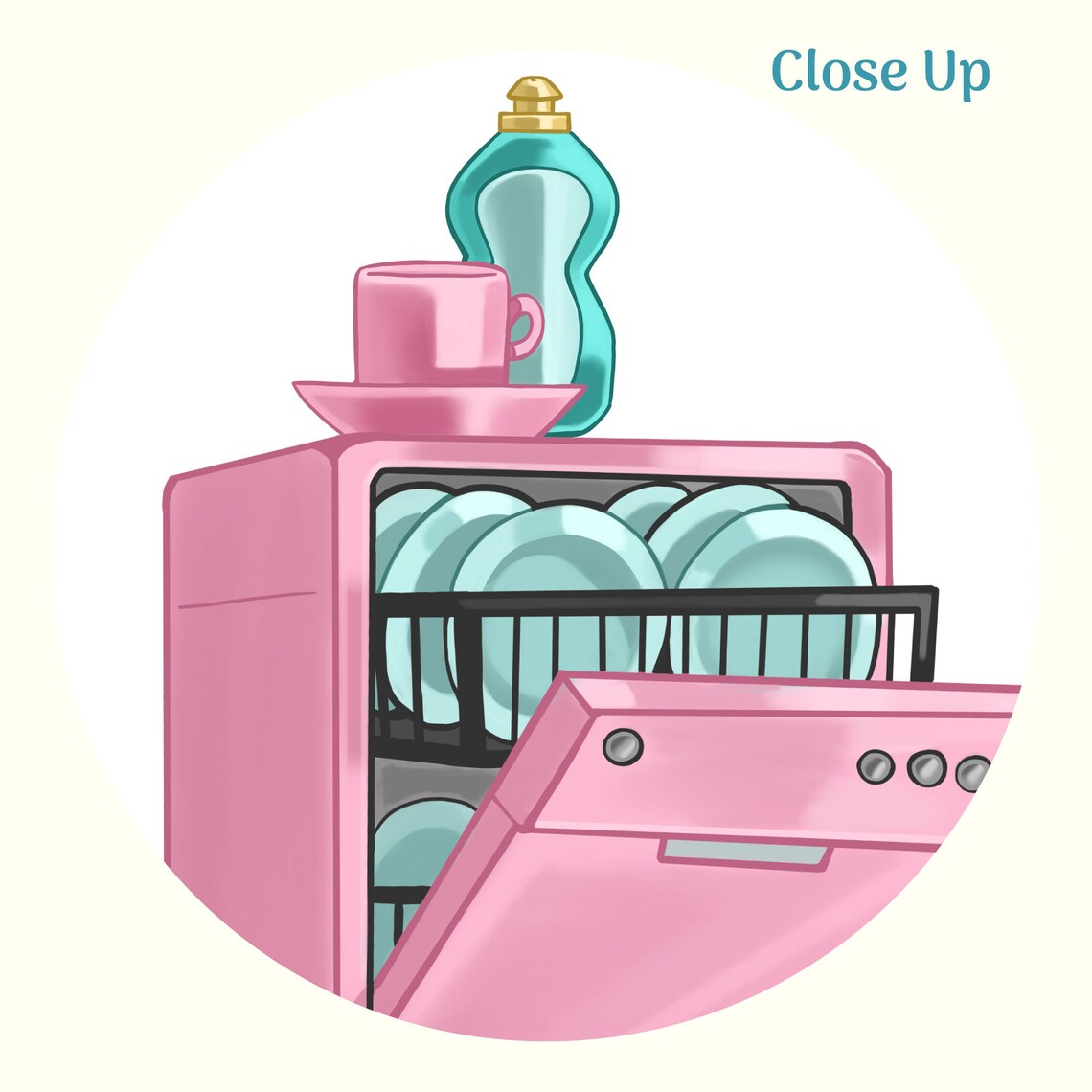 Cleaning Clipart Illustrations: Household Chores Planner PNG Graphics ...