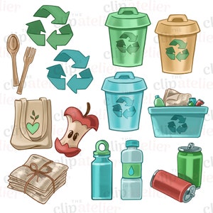 Earth Day Clipart Illustrations | Save the Earth PNG Download | Eco ...