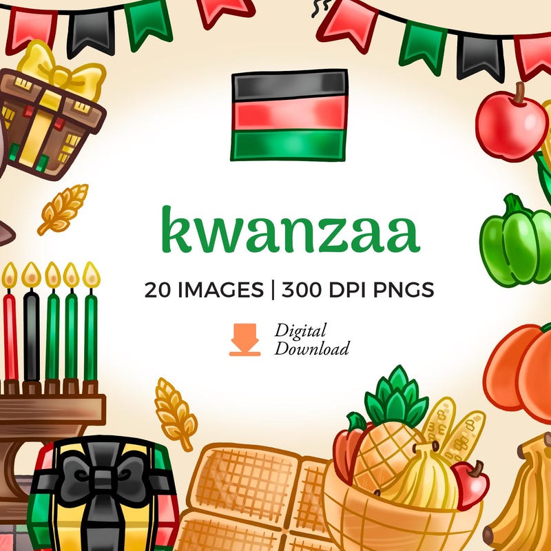 Kwanzaa Banner - Etsy