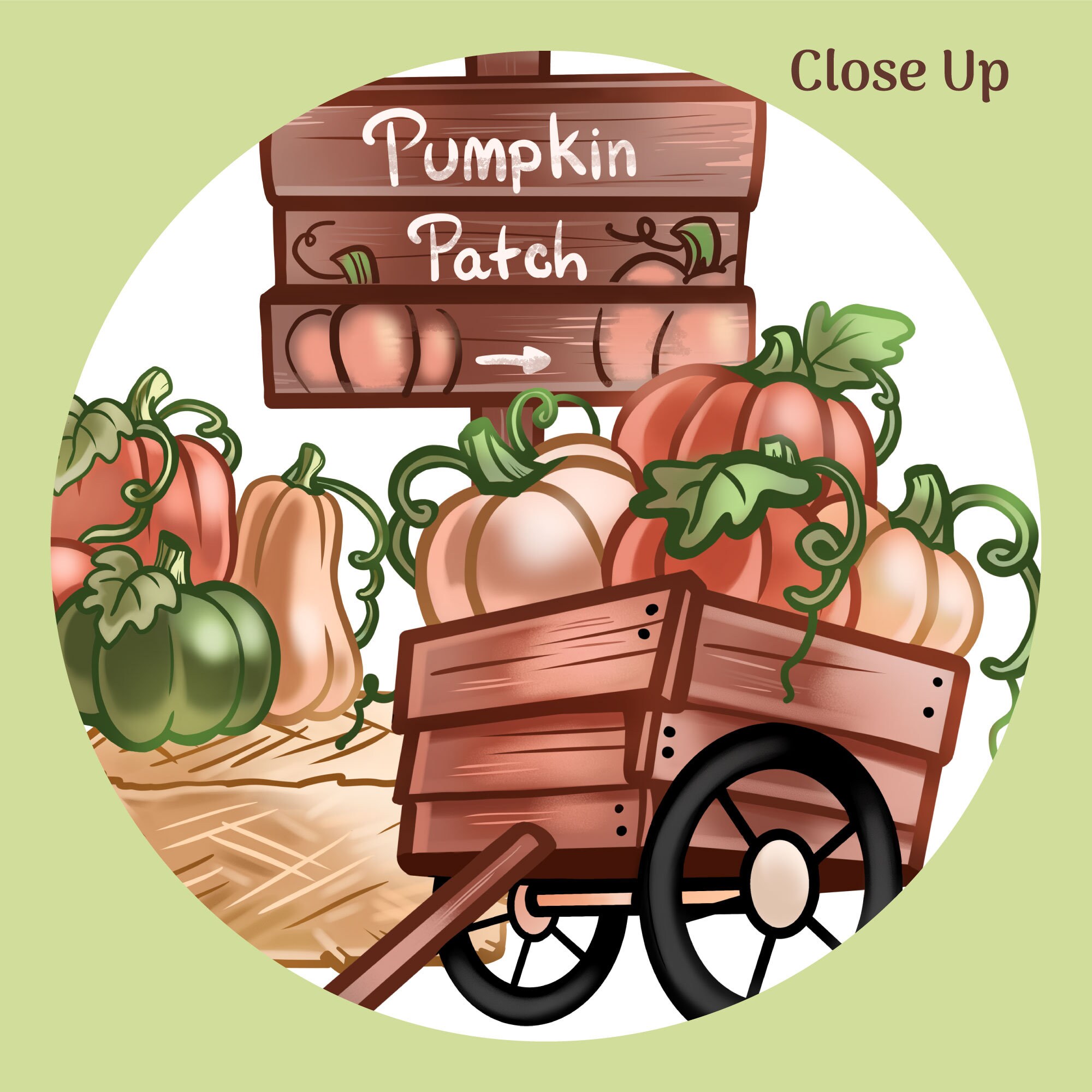 Pumpkin Patch Clipart Illustrations Pumpkin Picking PNG Clip Art ...