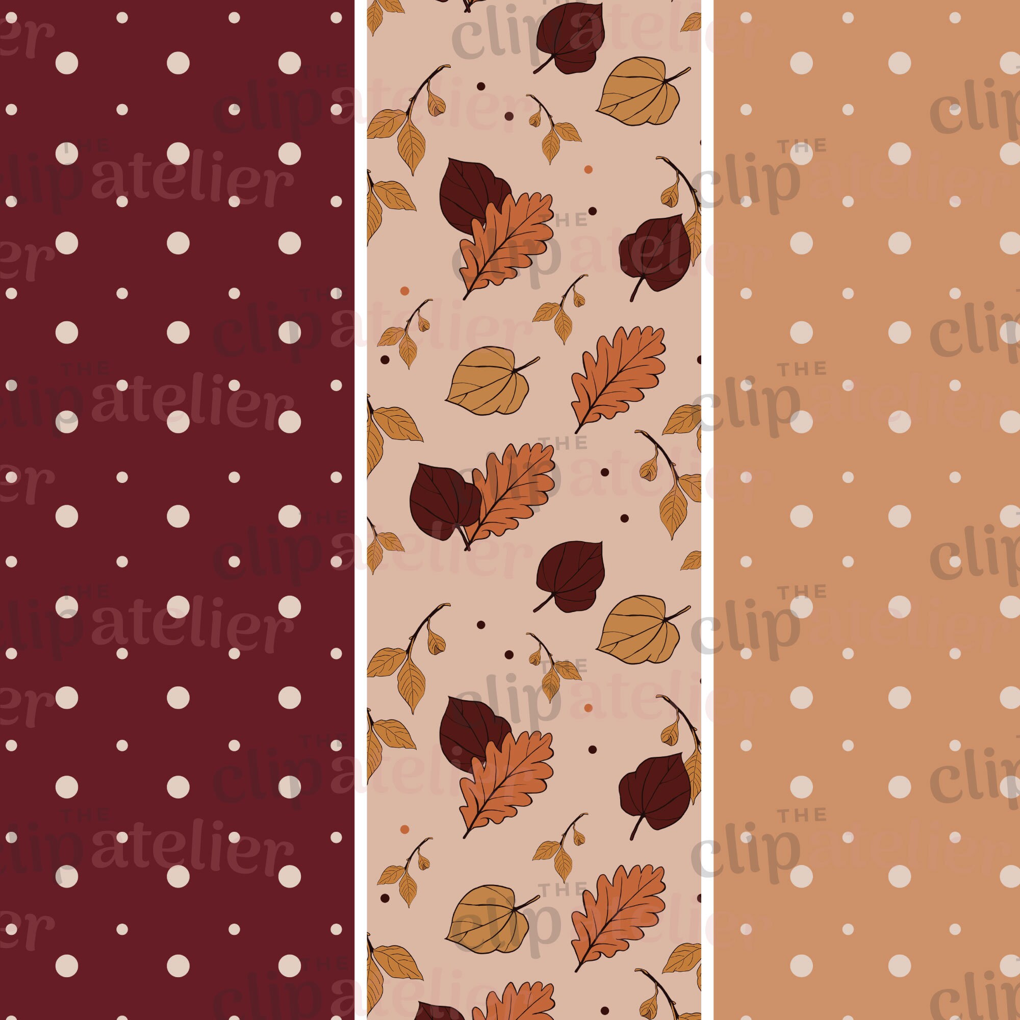 Autumn Seamless Patterns | Fall Digital Paper Pack | Sunflower Patterns ...
