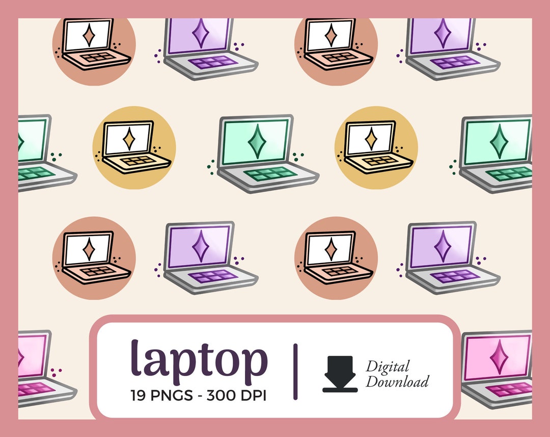 Laptop Planner Icons | Workday PNG Download | Computers Png Graphics ...