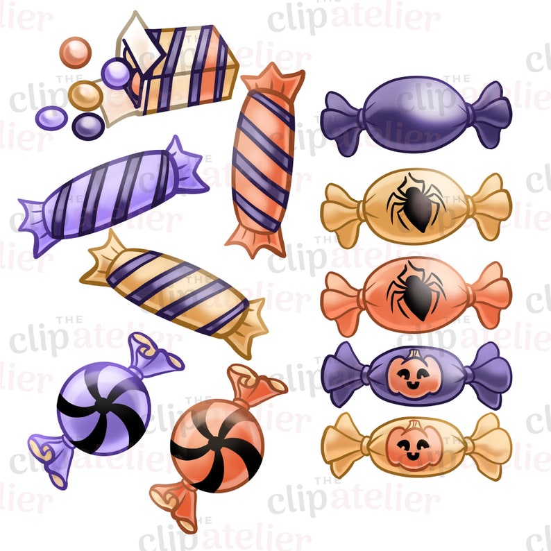 Halloween Candy Clipart Images | Chocolate and Candy PNG Download ...