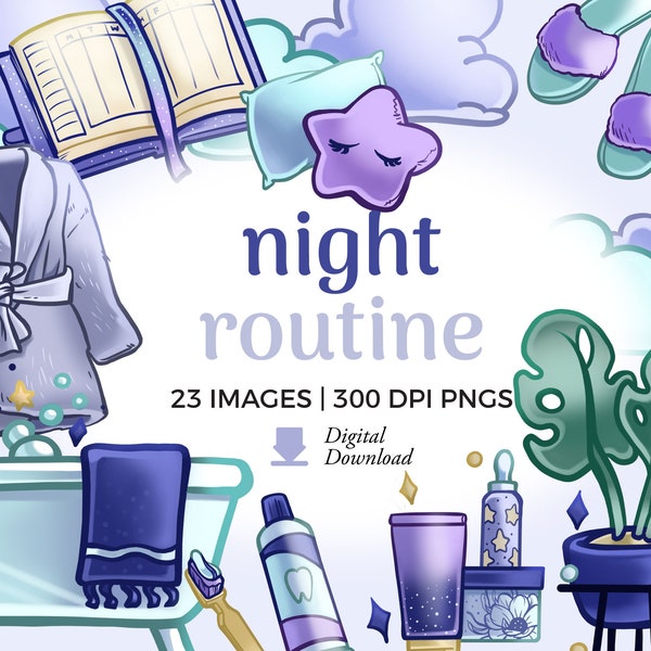 Daily Planner Clipart - Etsy