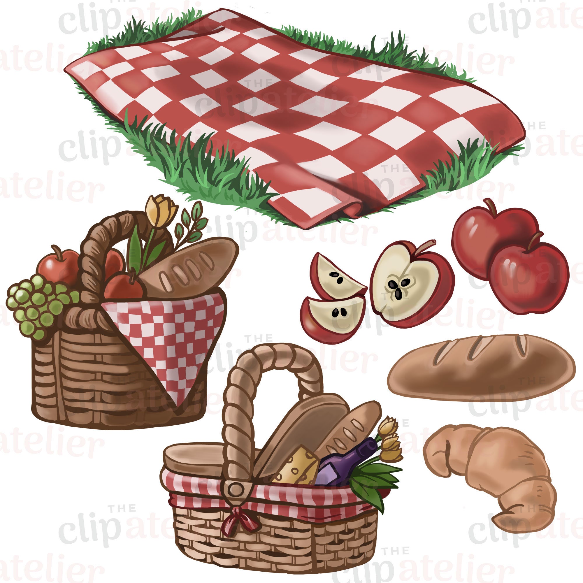 Picnic Blanket Clip Art