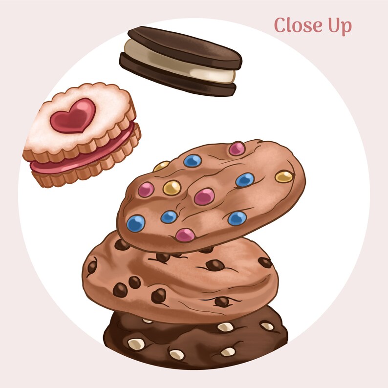Cookies Clipart Illustrations Sweets and Dessert Download Chocolate ...