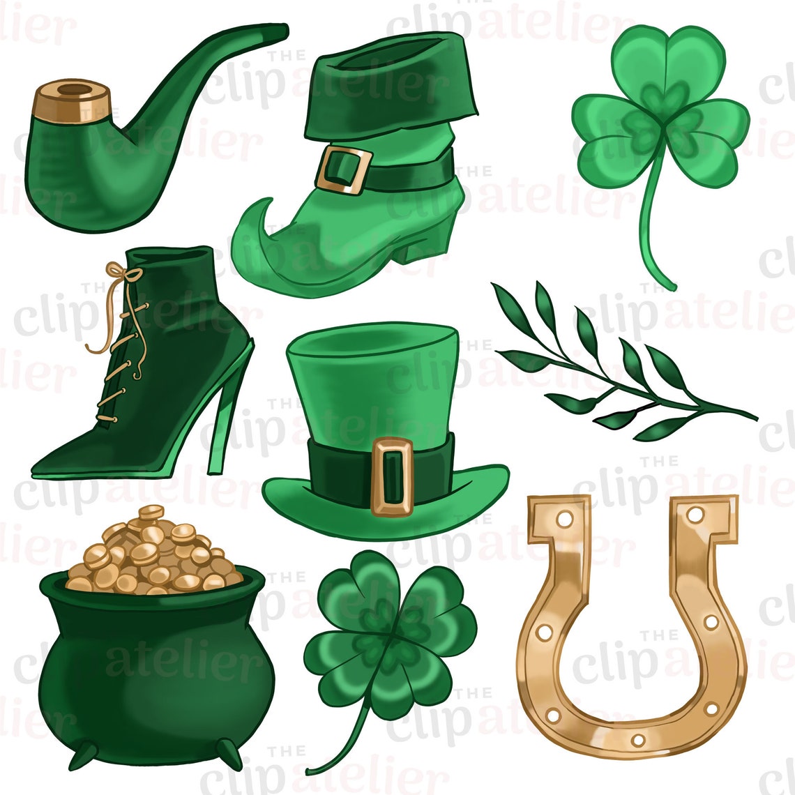 St. Patrick's Day Clipart Illustrations St.paddy's Day PNG Download ...