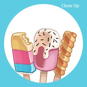 Popsicle Clipart Illustrations | Ice Lolly Digital Download | Ice Cream ...