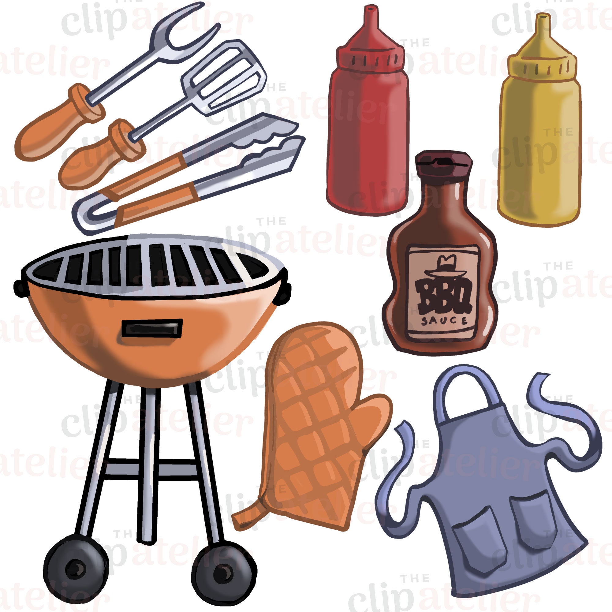 Bbq Rand Clipart