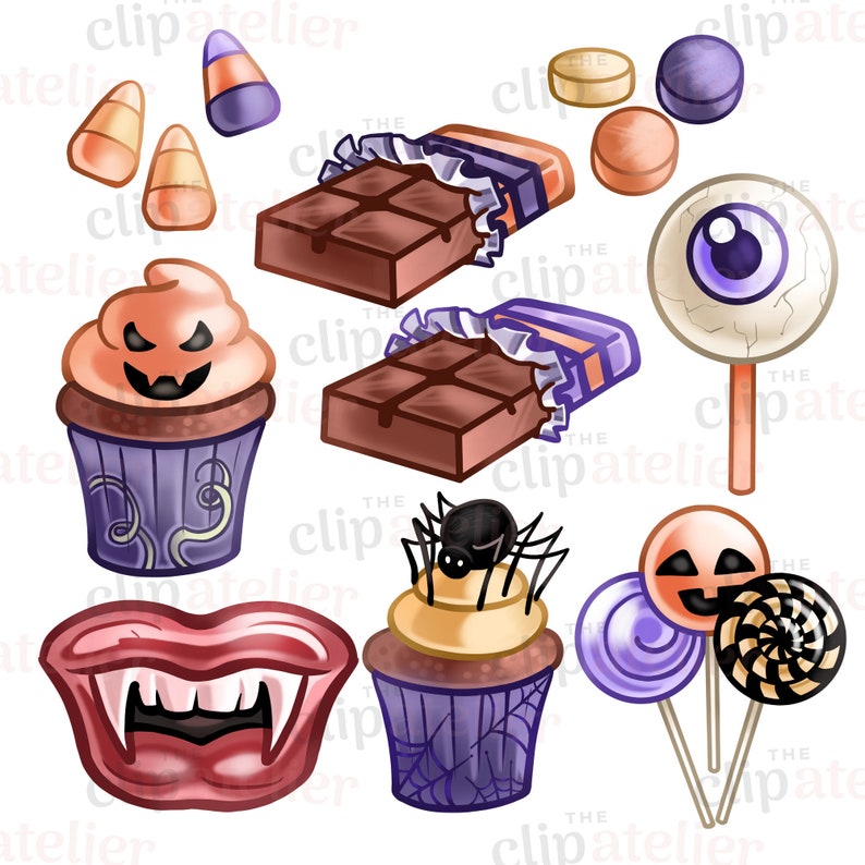 Halloween Candy Clipart Images | Chocolate and Candy PNG Download ...