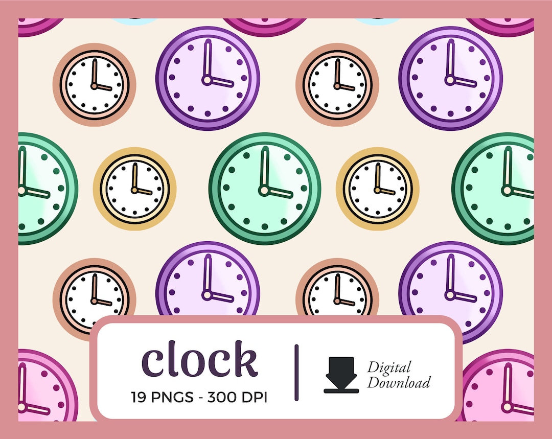 Clock Planner Icons | Schedule PNG Download | "to Do" Reminder Image ...