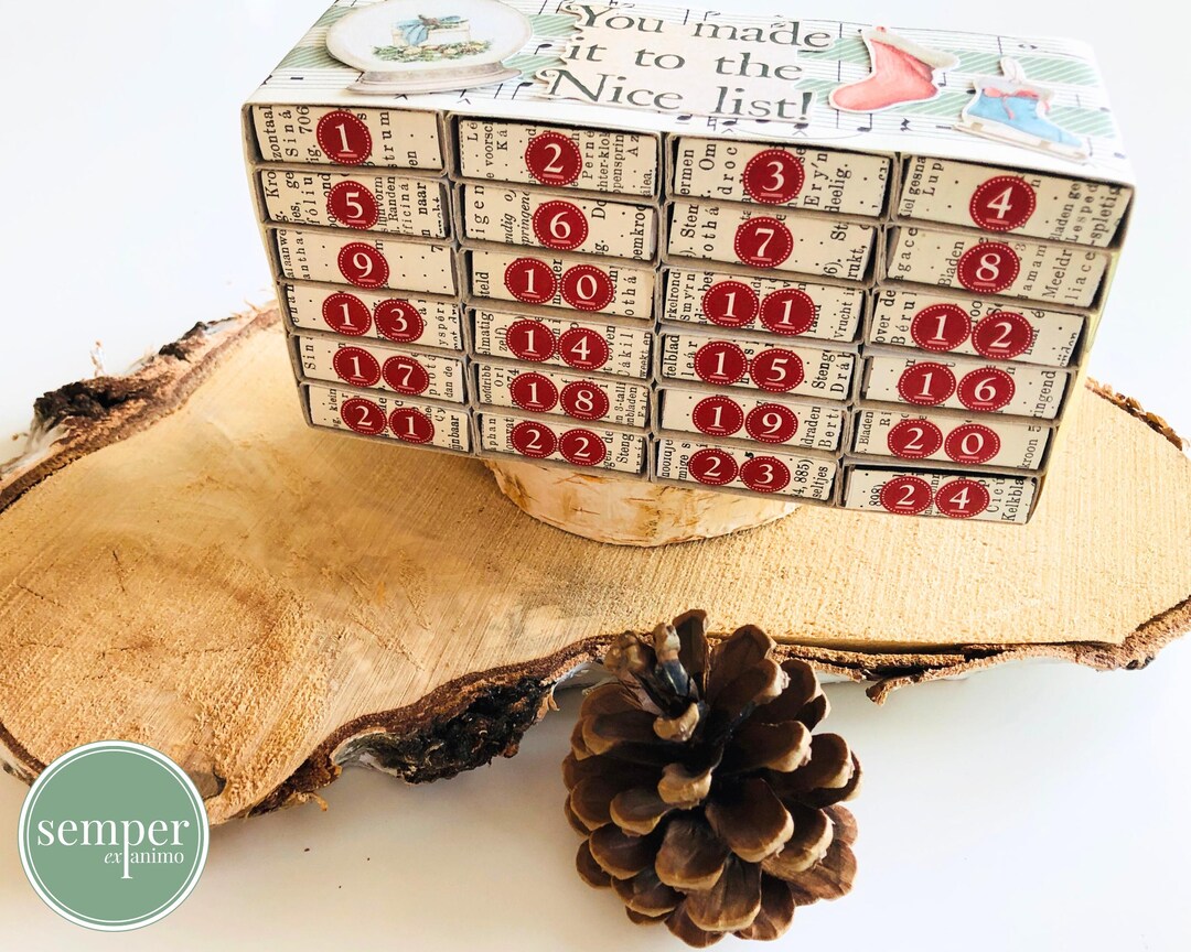 Handmade Stationery Advent Calendar Christmas Countdown Holiday ...