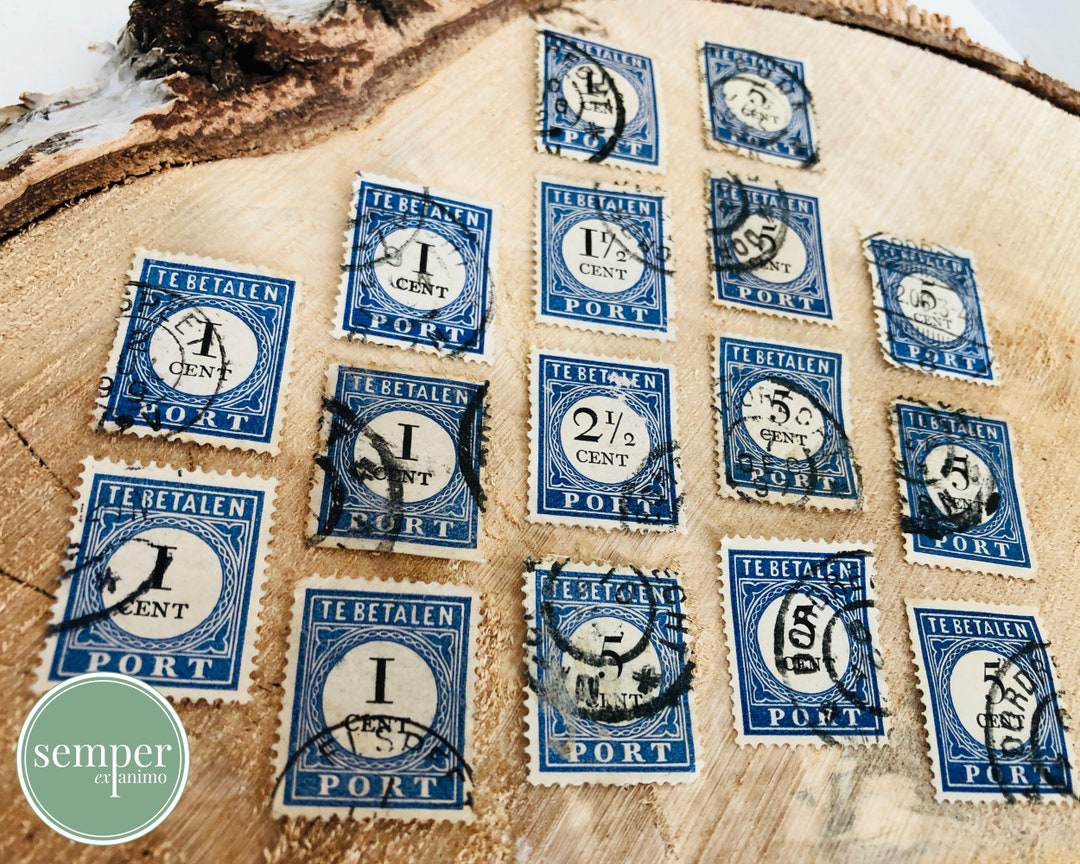 Rare Find | Postage Stamp Set | Nederland 1894-1910 | Canceled Vintage ...