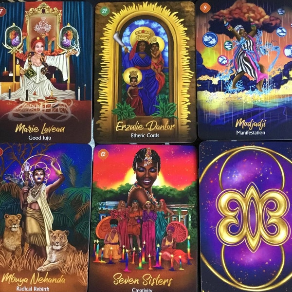 African Goddess Rising Oracle Deck - Etsy