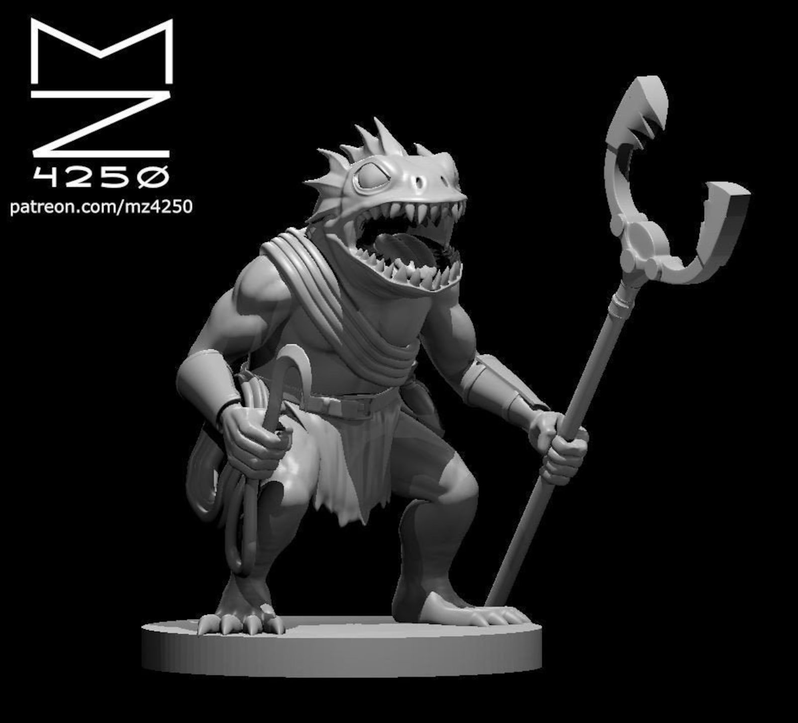 Kuo-toa Options: With Spear With Whip Archpriest. Tabletop - Etsy