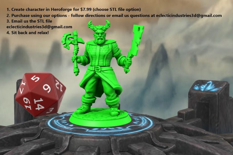 3D Print Your Custom Miniatures - Heroforge Tabletop Gaming Custom ...