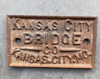 Cast Iron Bridge Sign - Etsy