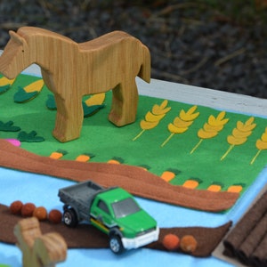 Farm Animals Play Mat for Kids, My Little Farm, Homestead Fun, Kids ...