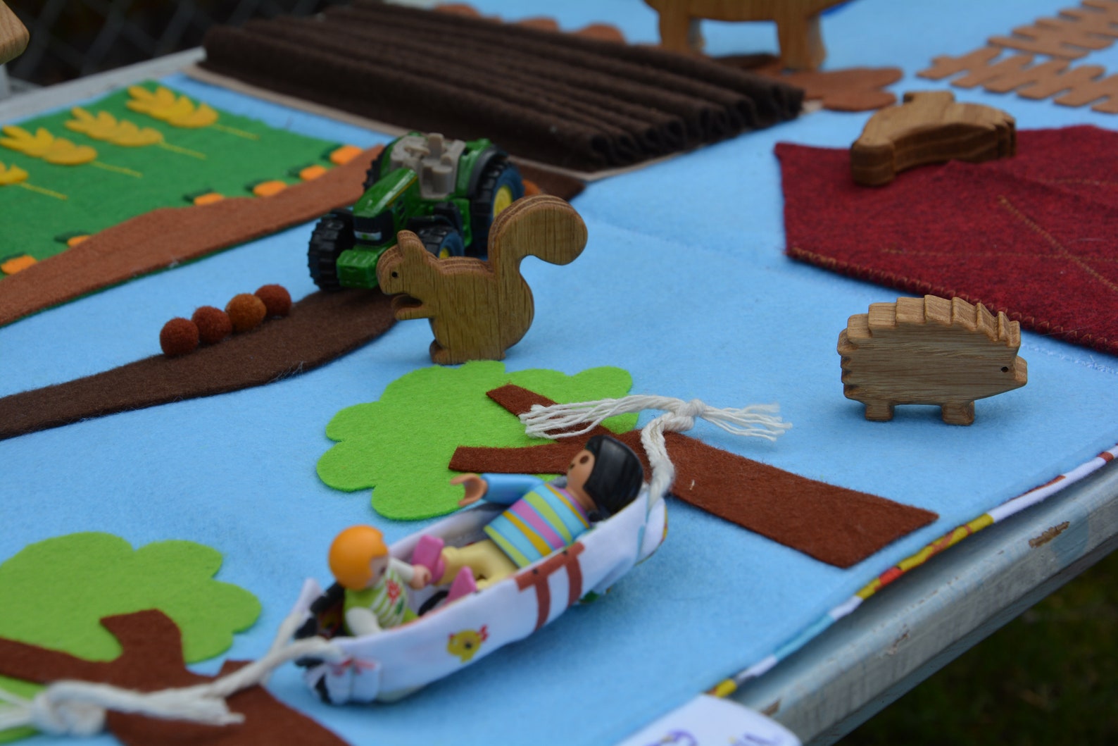 Farm Animals Play Mat for Kids My Little Farm Homestead Fun - Etsy