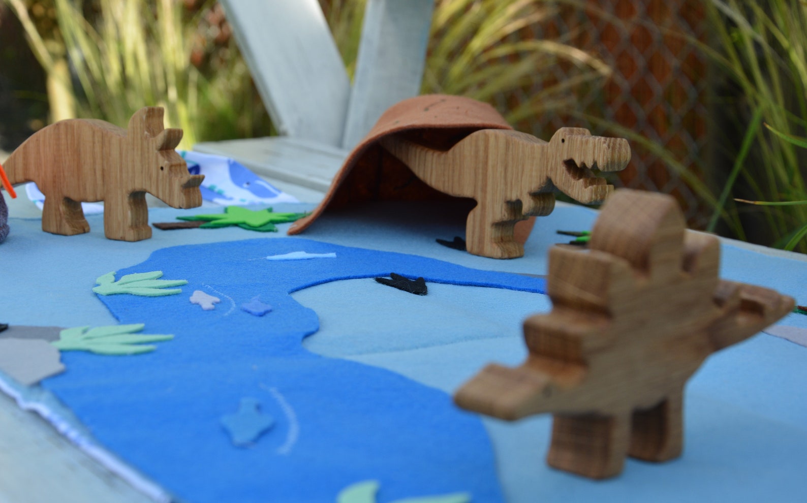 Dino Land Play Mat, Fabric Foldable Play Mat, Dino Adventure, Dinosaur ...