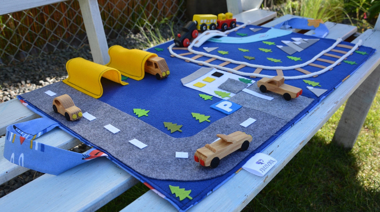 Roads Activity Mat Car Rug Train Train Track Boys Travel | Etsy