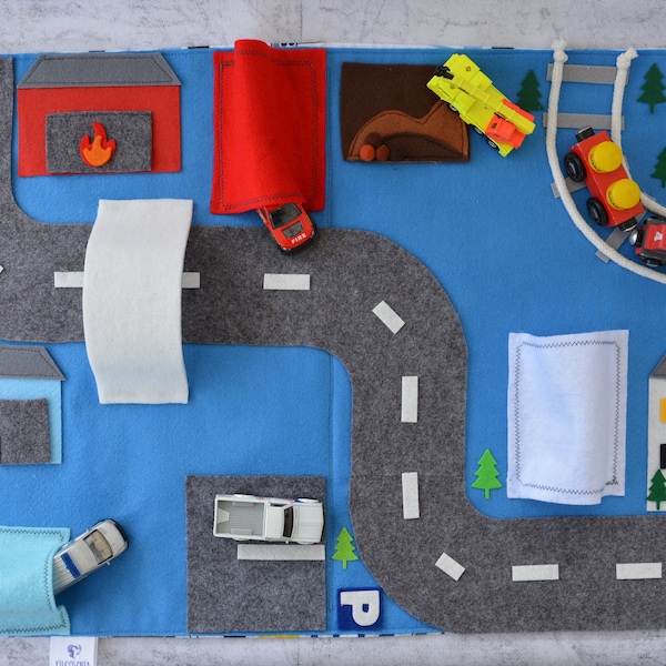 Felt Play Mat - Etsy