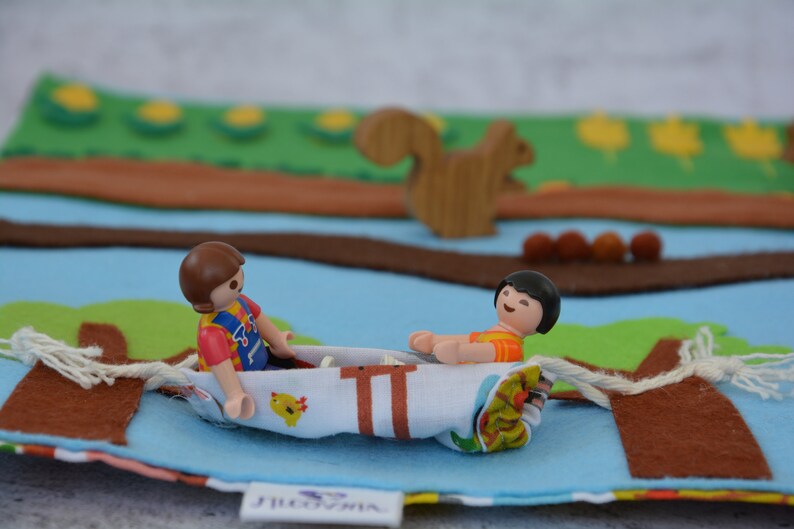 Farm Animals Play Mat for Kids My Little Farm Homestead Fun - Etsy