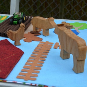 Farm Animals Play Mat for Kids, My Little Farm, Homestead Fun, Kids ...