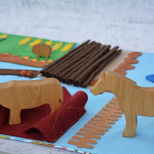 Farm Animals Play Mat for Kids, My Little Farm, Homestead Fun, Kids ...