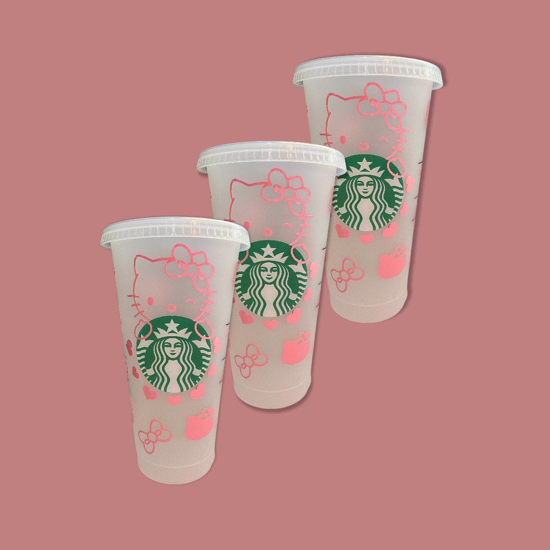Hello Kitty Starbucks Cup - Etsy