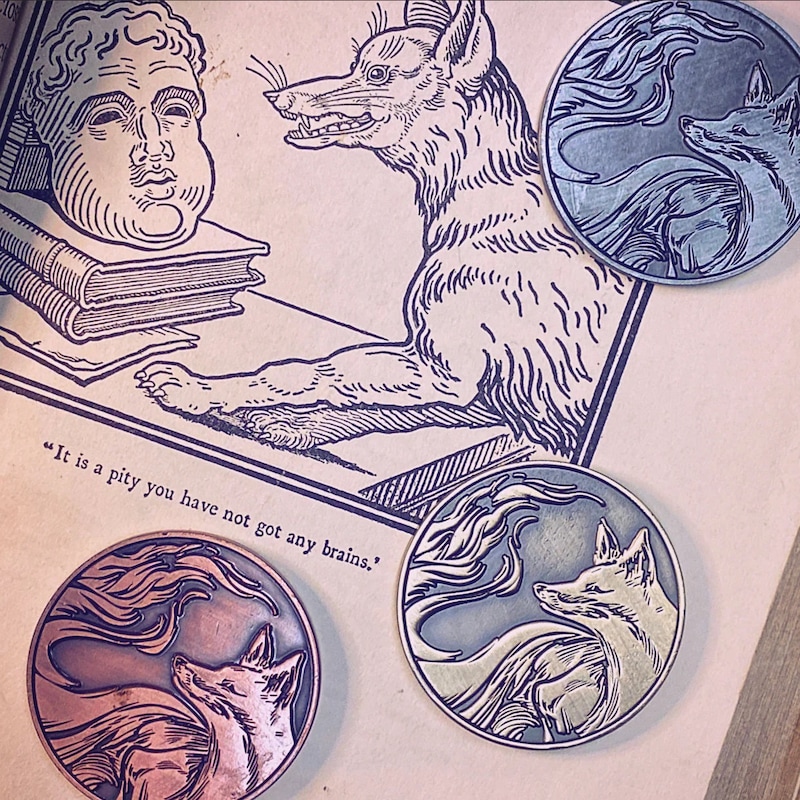 Silver Fox Coins - Etsy