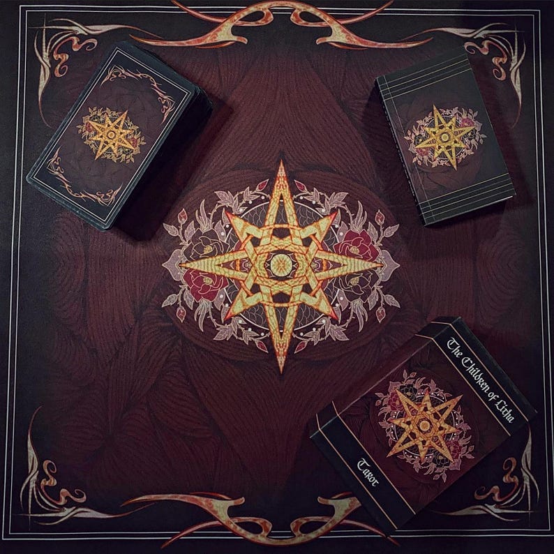 Divination Mats for Tarot Readings - Etsy