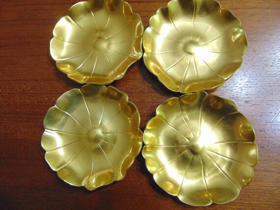 Art Deco Mcclelland Barclay Design 4 Gold Color Metal Nut or - Etsy