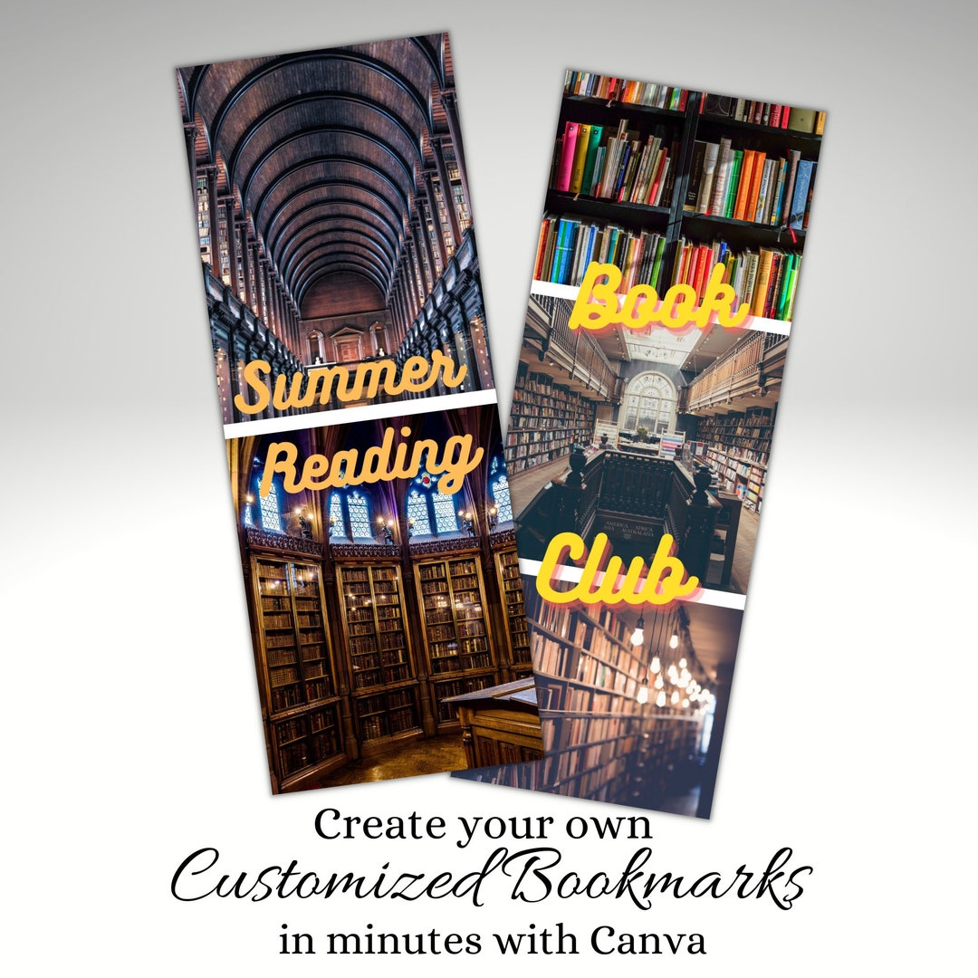 Customizable Bookmarks| Personalized Gift| Template| Teacher's ...
