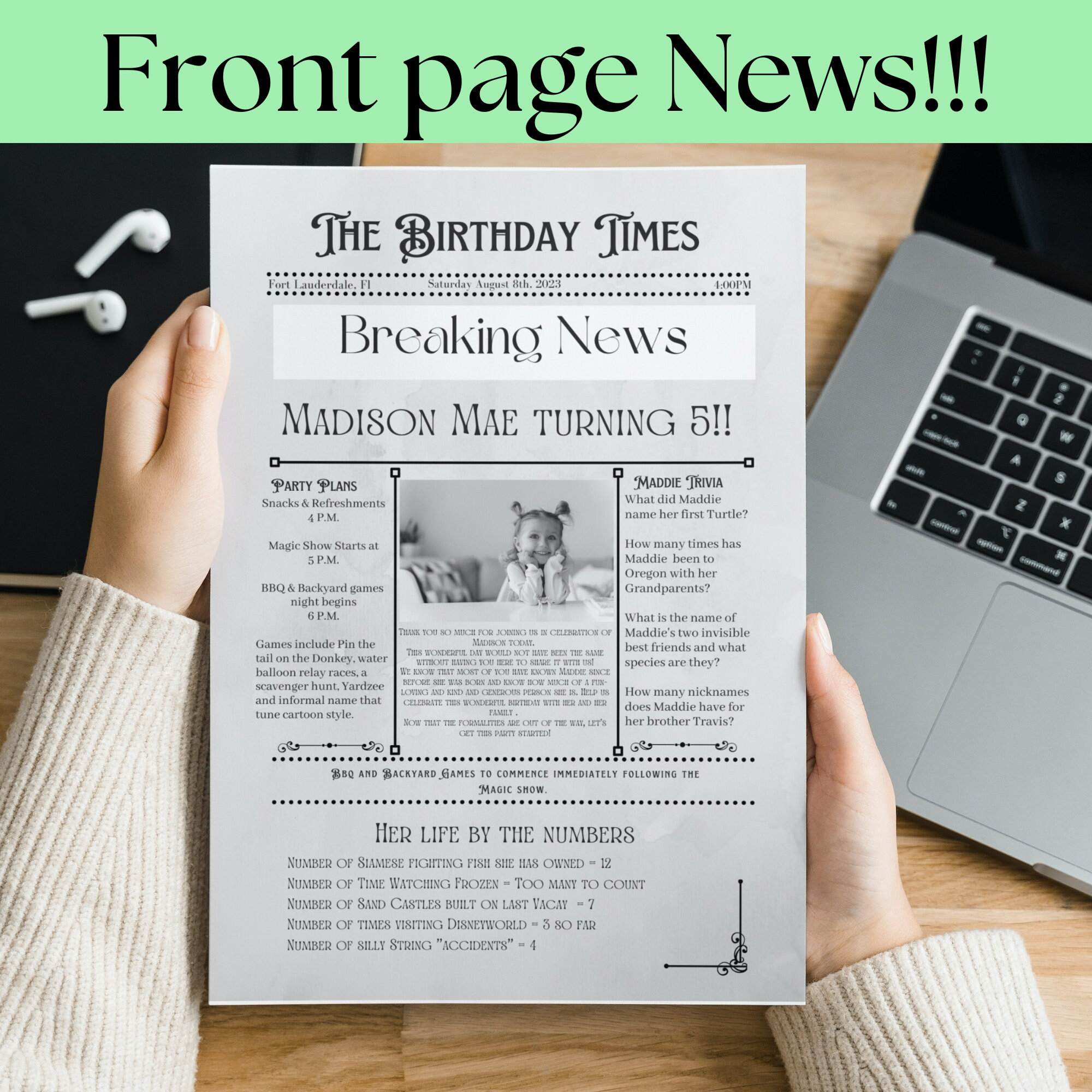 Newspaper Coloring Pages