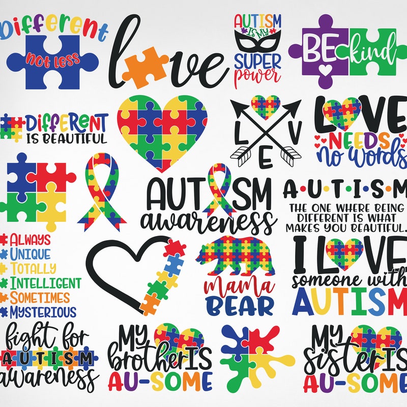 Autism Svg - Etsy
