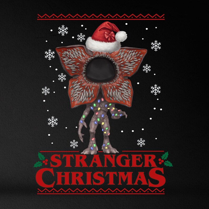 Stranger Christmas Png, Christmas Things Png, Monster From Upside Down ...