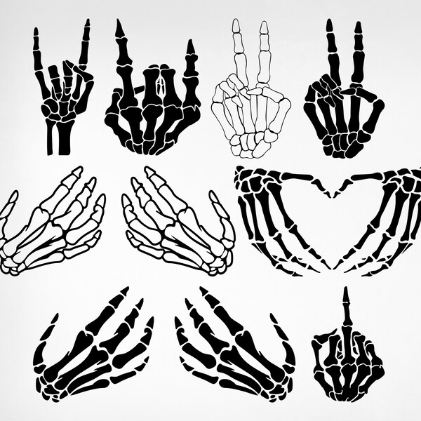 Skeleton Hand - Etsy