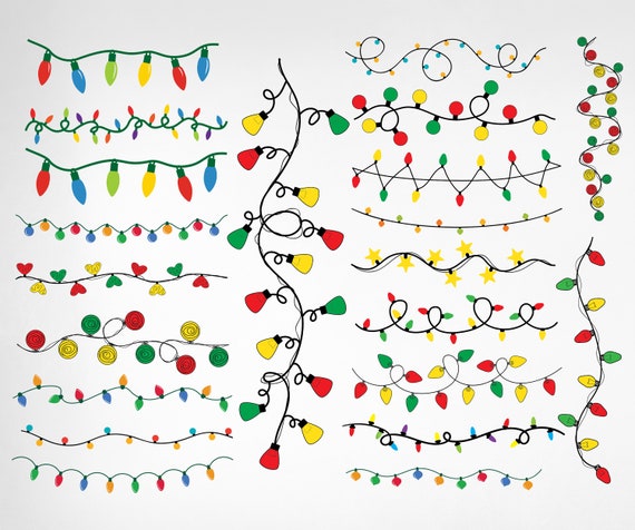 Christmas Light Strand Clipart