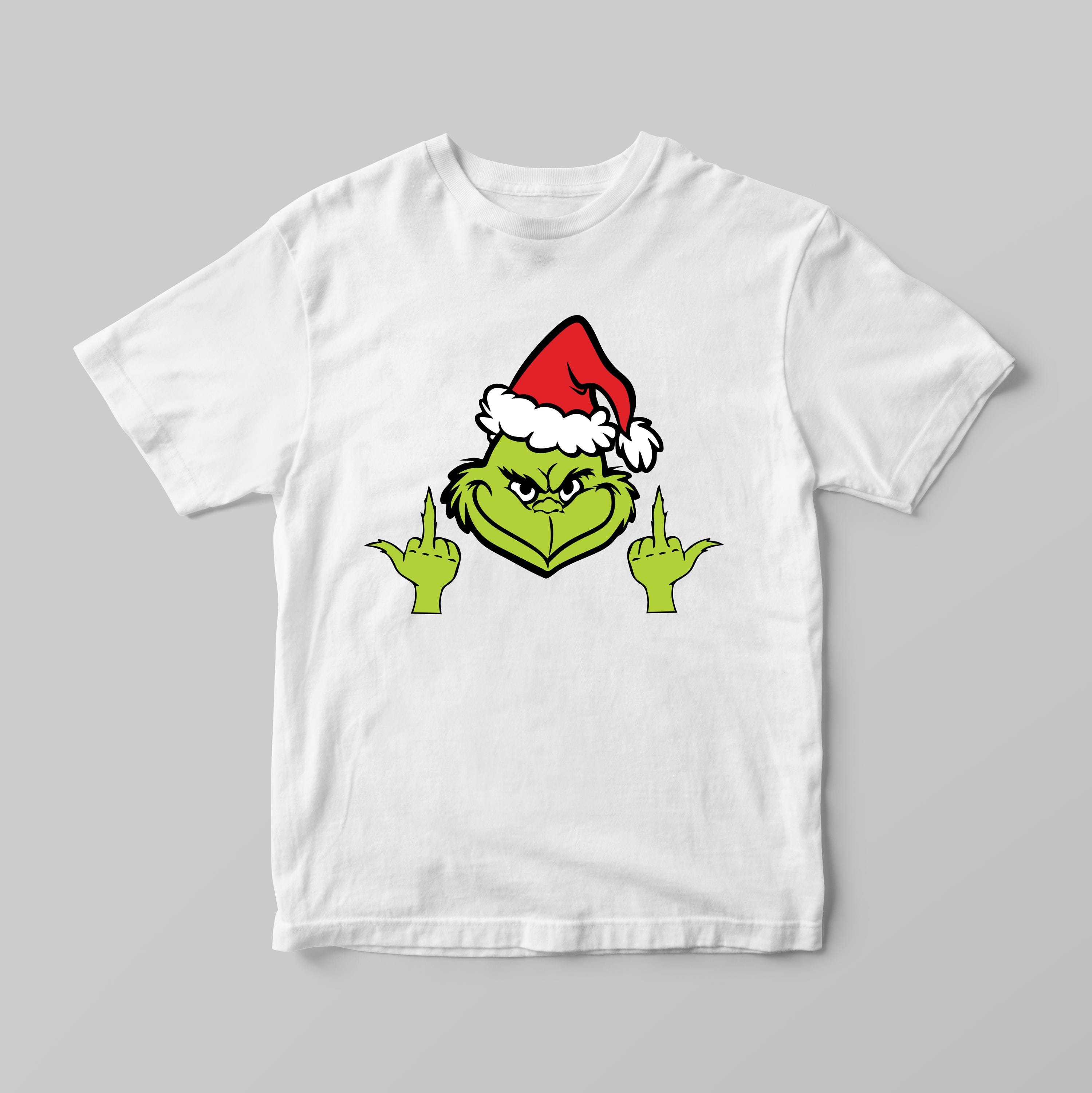 Grinch Middle Finger SVG, Grinch Giving the Finger, Middle Finger SVG ...