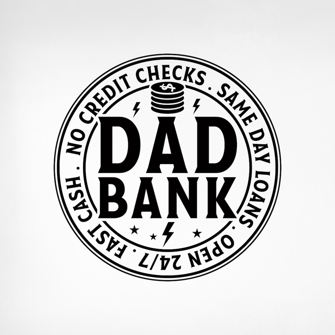 Bank of Dad SVG, Bank of Dad Svg, Fathers Day Svg, Father's Day Gift ...