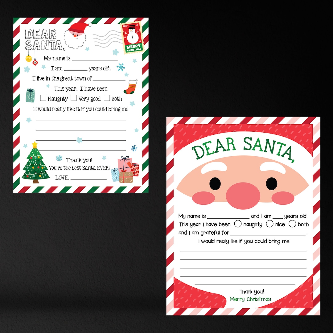 Letter to Santa, EDITABLE Personalized Official Letter to Santa, Letter ...