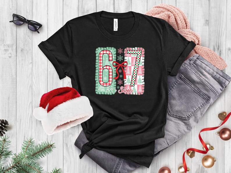 Funny Christmas Meme SIX Seven Svg Bundle, Santa Says 67 Svg, 67 Xmas ...