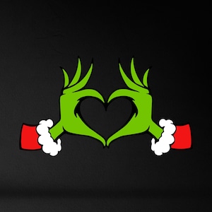 Grinch Heart Svg, Christmas Grinch Svg, Merry Christmas Svg, Christmas ...