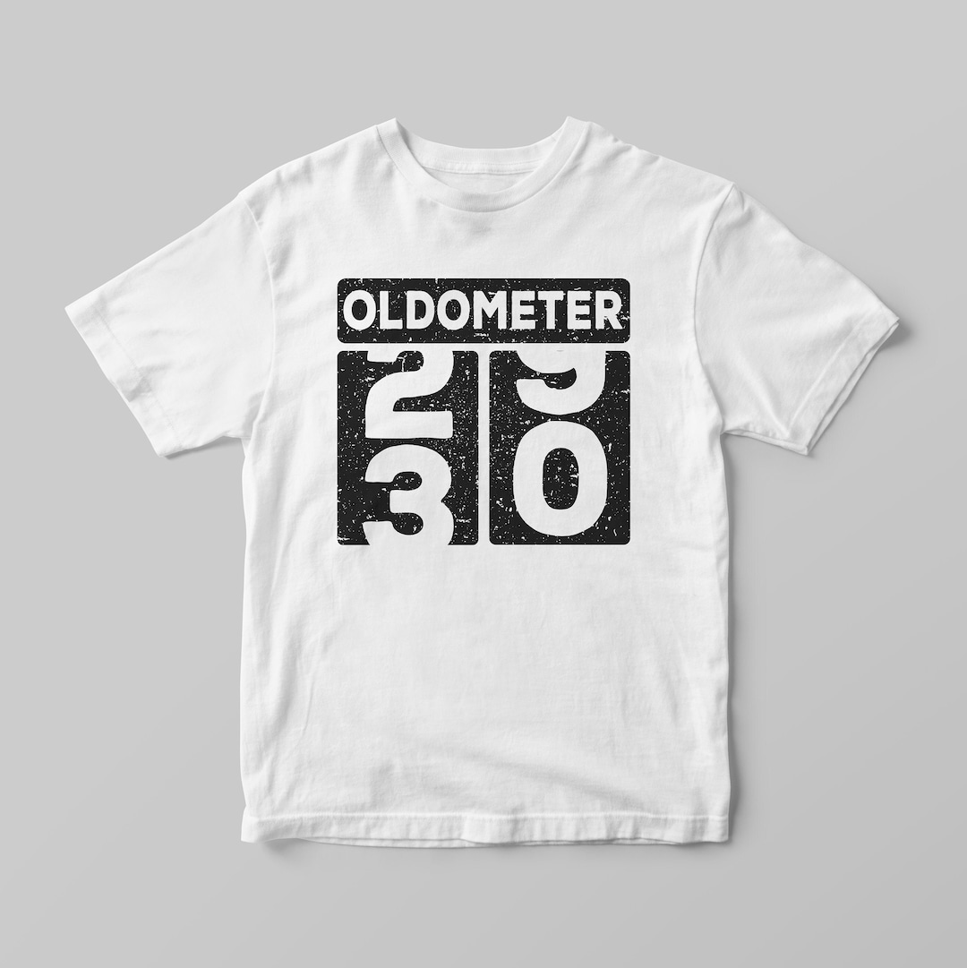 Oldometer 30th Birthday SVG: Funny Milestone Gift (digital Download) - Etsy