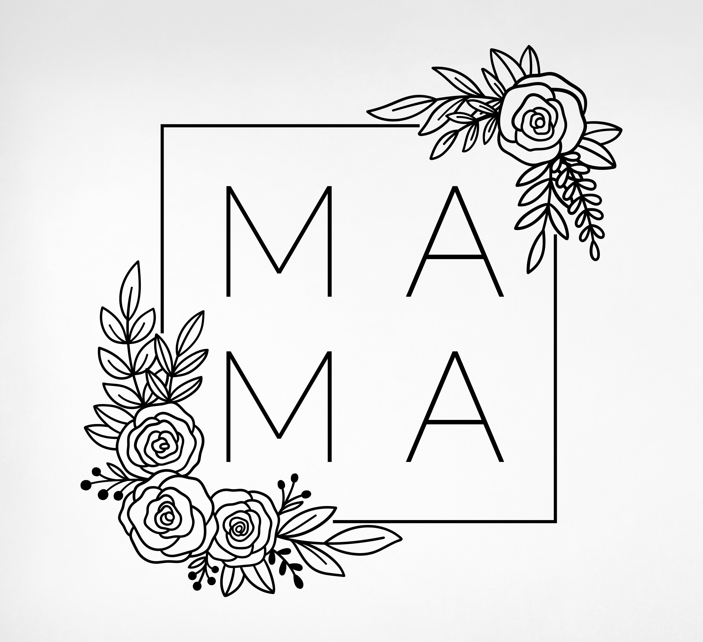 Mama SVG, Mama Square SVG, Mom Svg, Mom Life Svg, Mama Shirt Svg ...