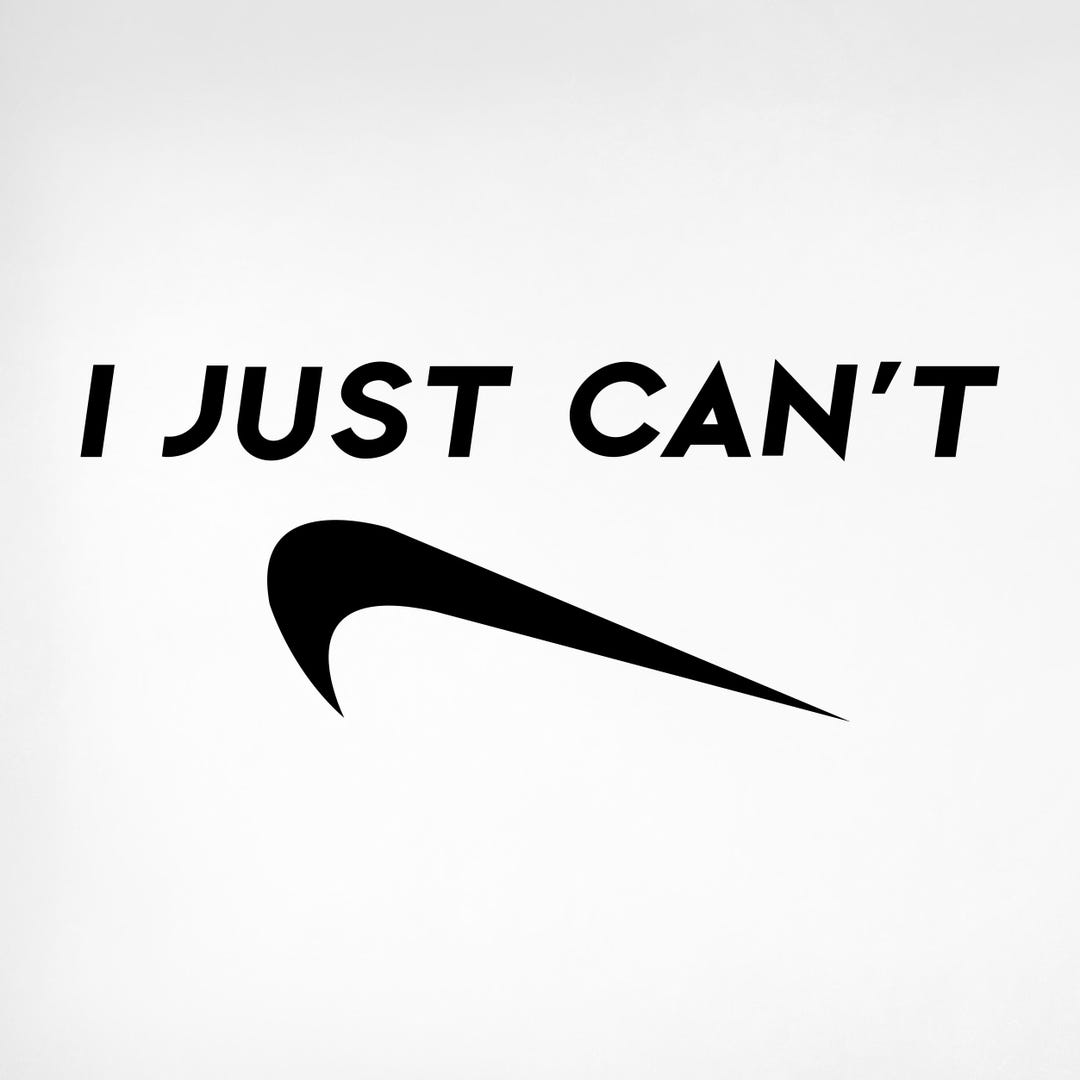 I Just Can't SVG: Funny 'not Today' Cricut Cut File (digital Download ...