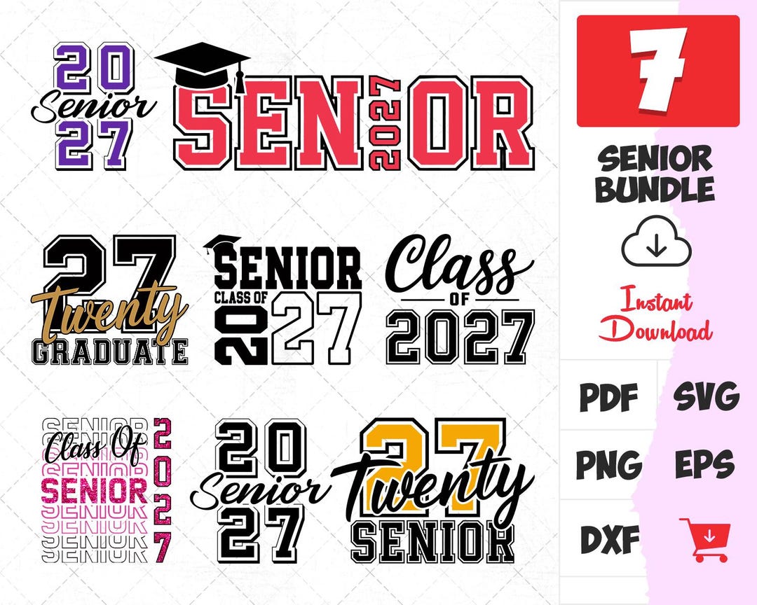 Class of 2027 SVG Png Bundle, Senior 2027 Svg Bundle, Senior 2027 SVG ...