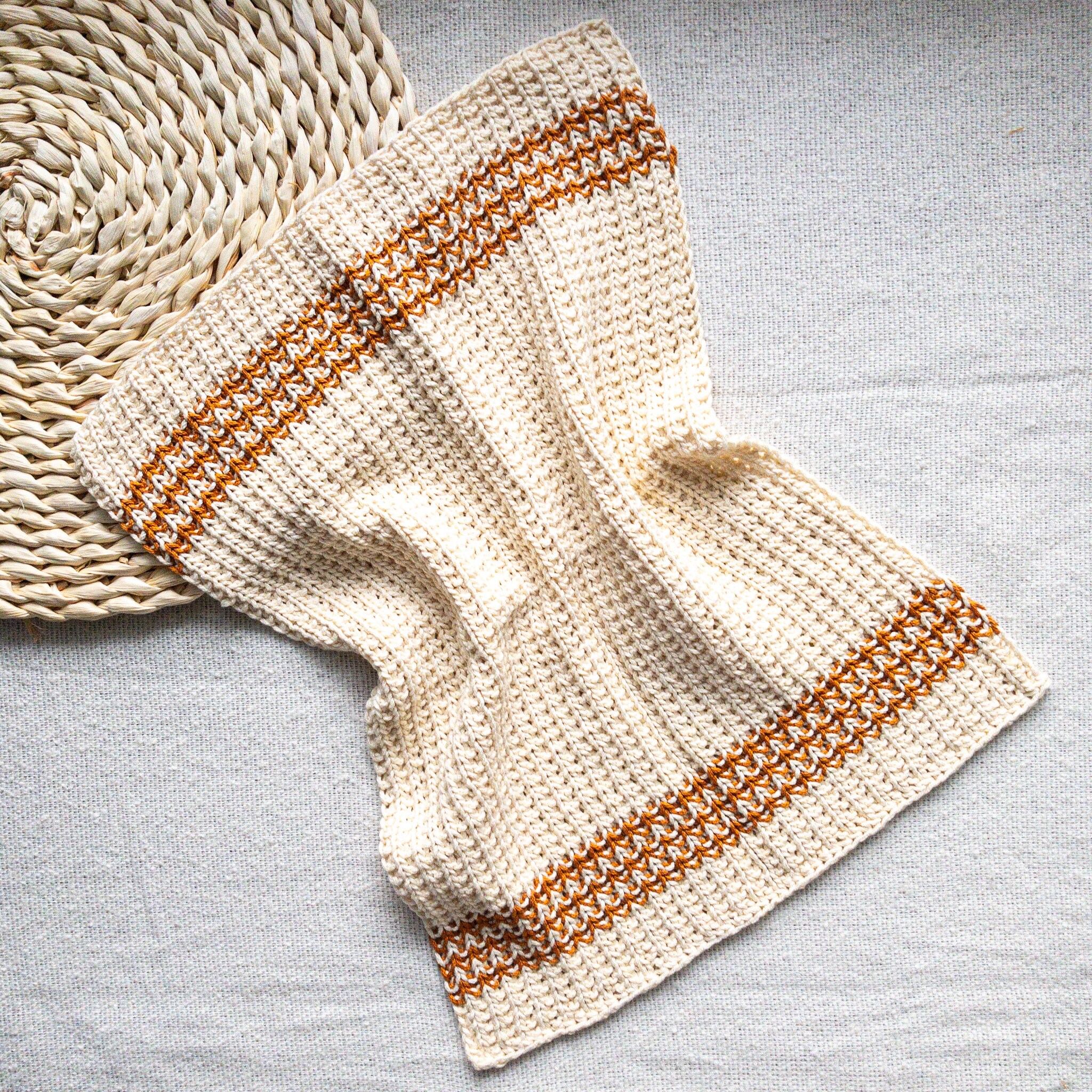 Beginner Tea Towel Knitting Pattern Easy Knit Project DIY - Etsy